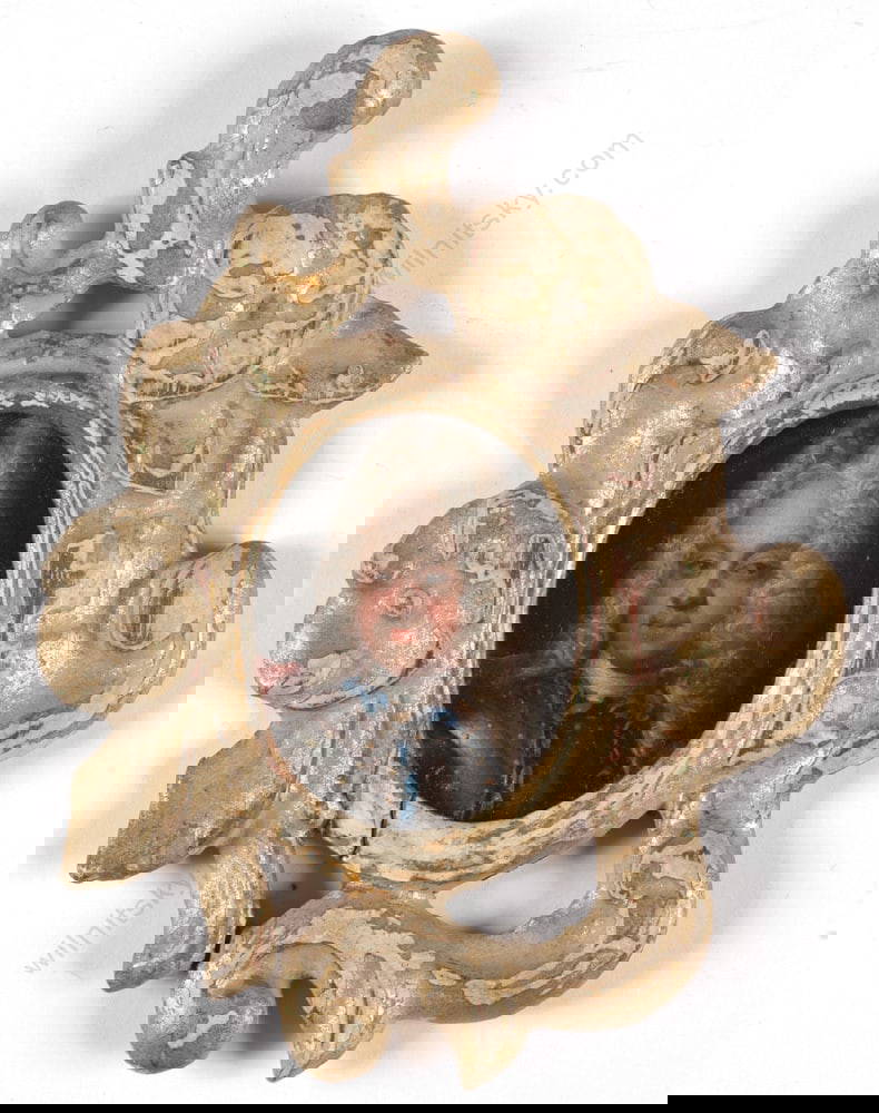 "french Prince", Oil On Copper Portrait Miniature, Ca.1700 Auction