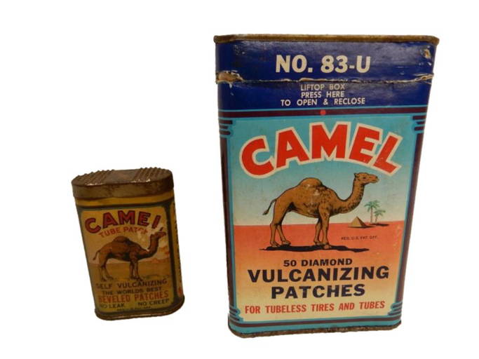 Grouping Of 2 Camel Vulcanizing Patches H.b. Egan Mfg.