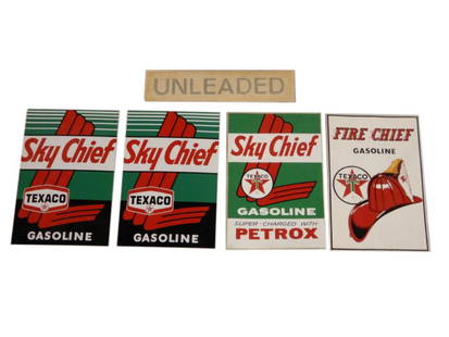 Texaco Fire Chief Decal
