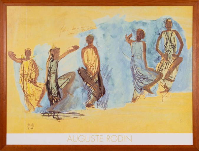 Auguste Rodin | Exhibition Poster M.r. 4517