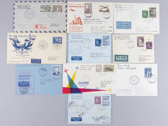 Aerogram First Flight 10 Pcs