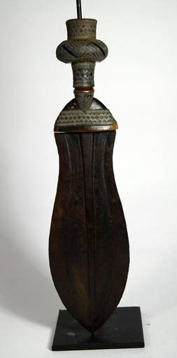 African Art Ceremonial Knife Ikul, Dr Congo Cuba