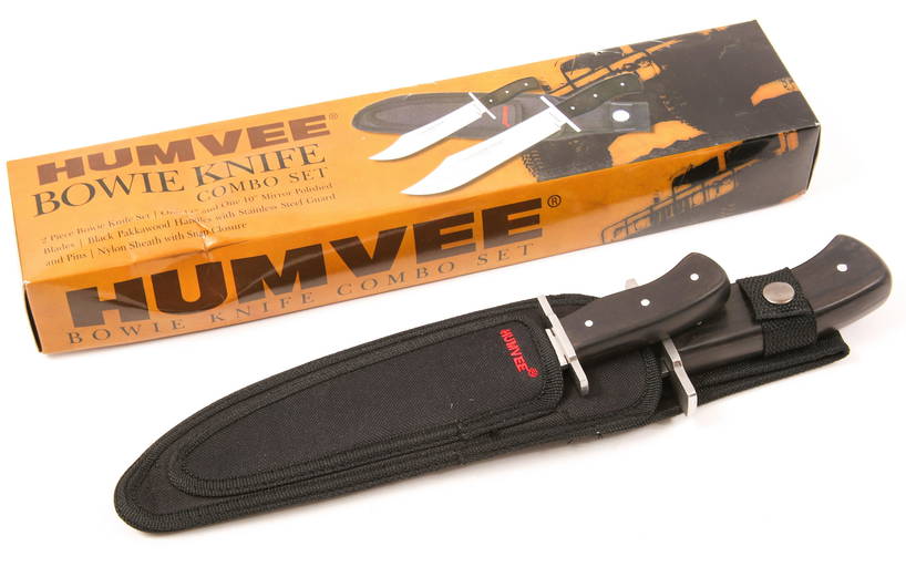 Humvee Bowie Knife Combo Set