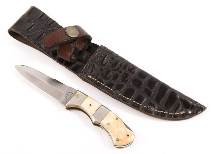 Smoky Mountain Knife Works Bone Handle Boot Knife