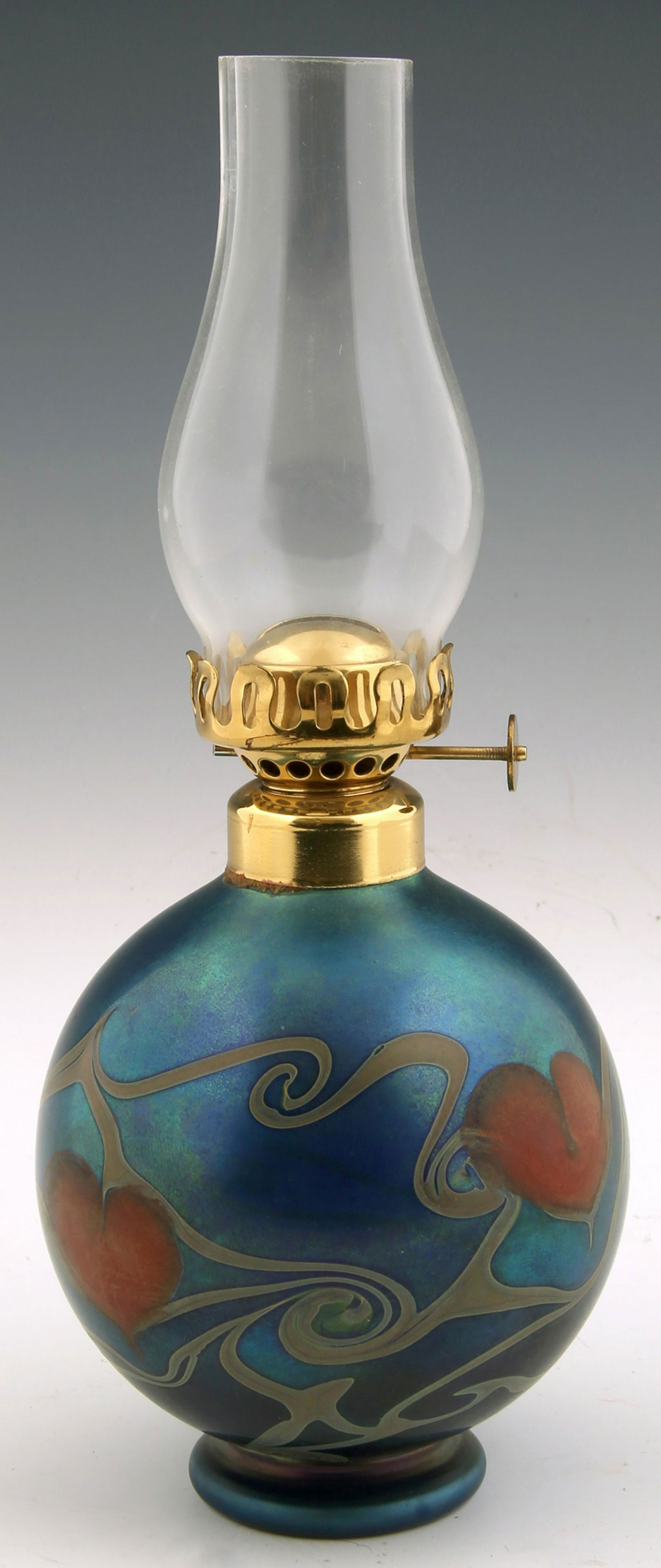 VERY RARE PANEL OPTIC ART GLASS MINIATURE OIL LAMP - May 30, 2015 ...