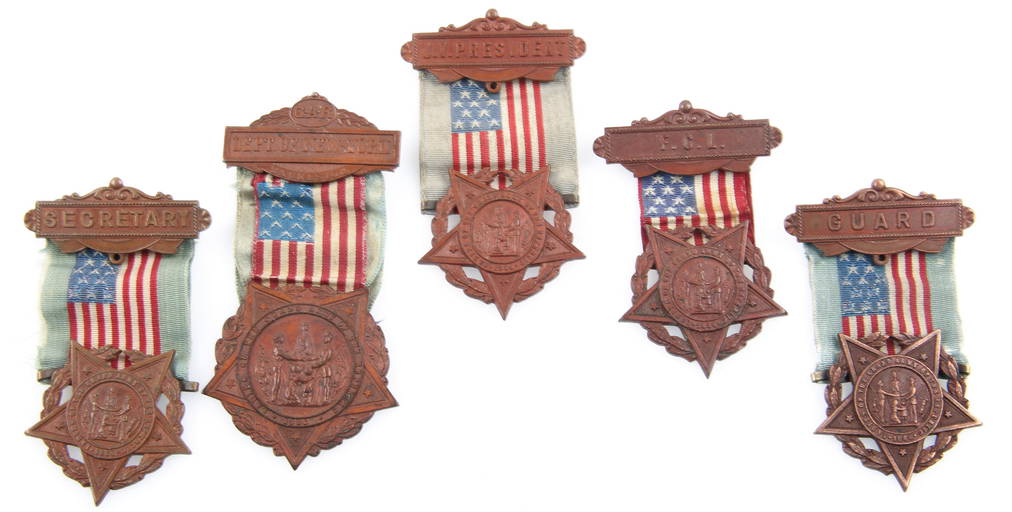 Ladies Of The Grand Army Of The Republic Badges