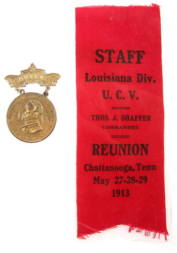 United Confederate Veterans Reunion Badge & Ribbon