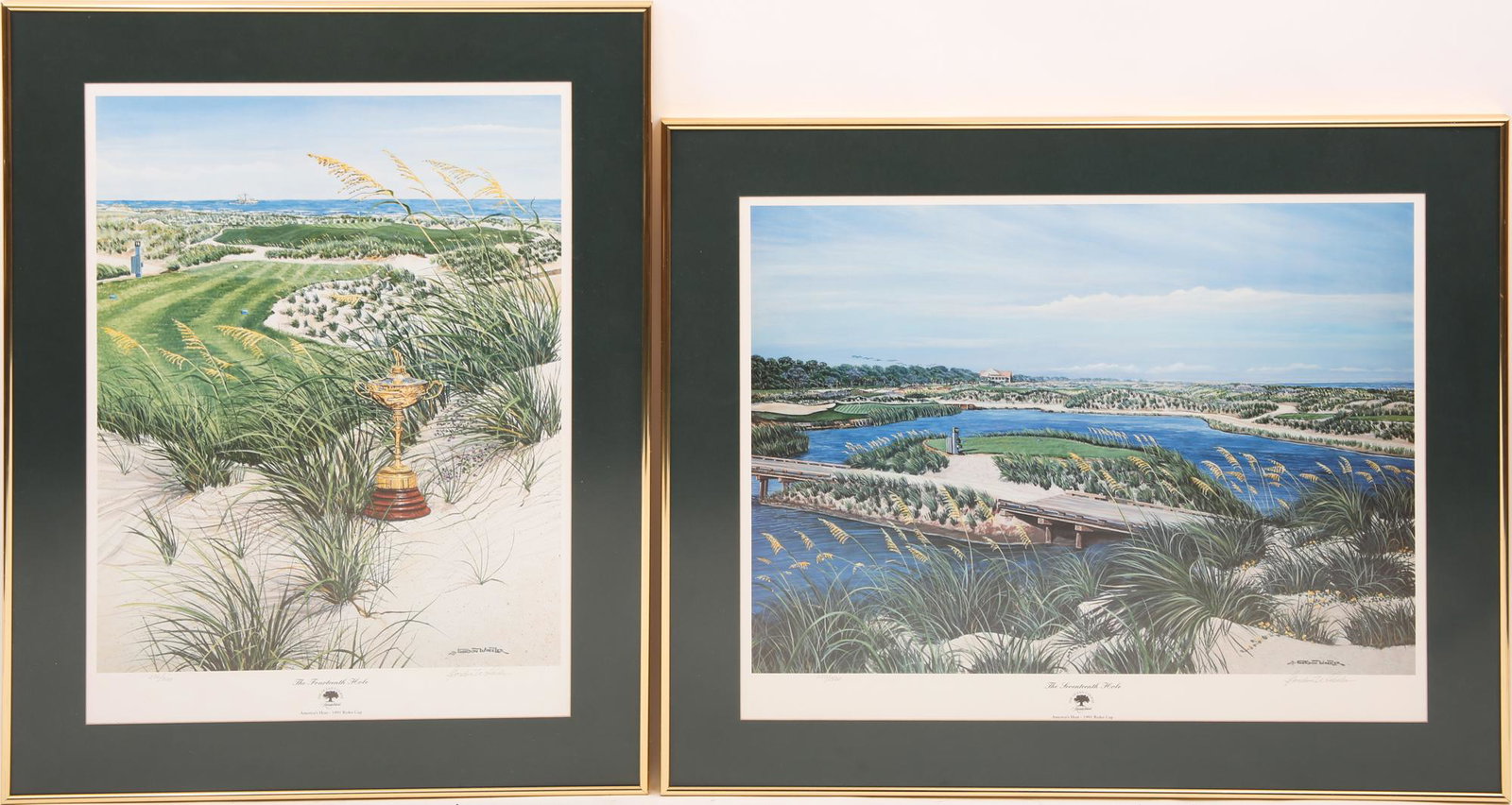 Gordon Wheeler 1991 Ryder Cup Artist Signed Prints
