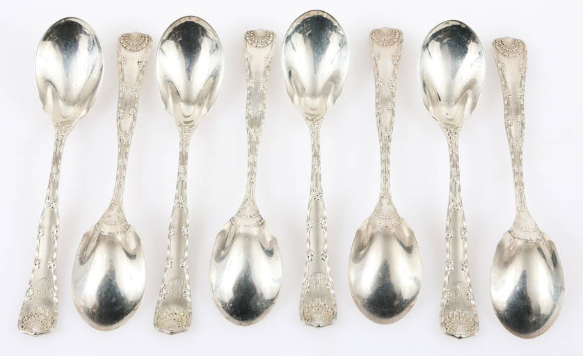 Tiffany & Co. Wave Edge Pattern Ice Cream Spoons