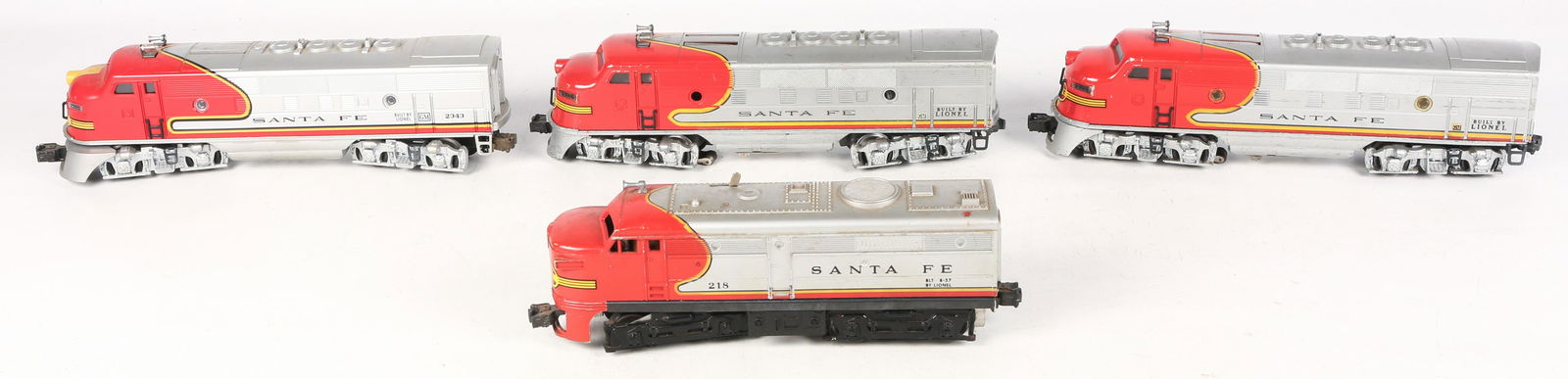 Lionel O Gauge Santa Fe Model Train Locomotives