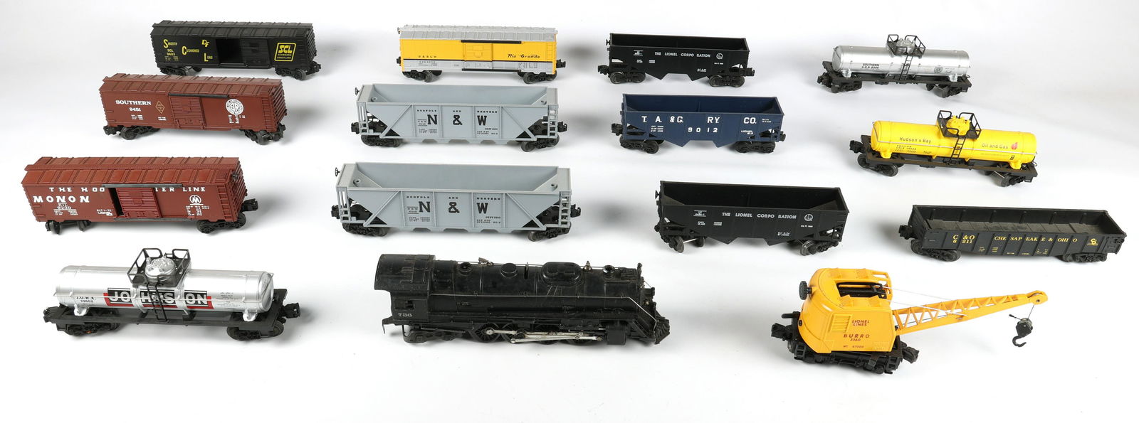 Lionel O Gauge Model Trains Lot Of 15