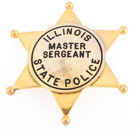 Illinois State Police Master Sergeant Badge