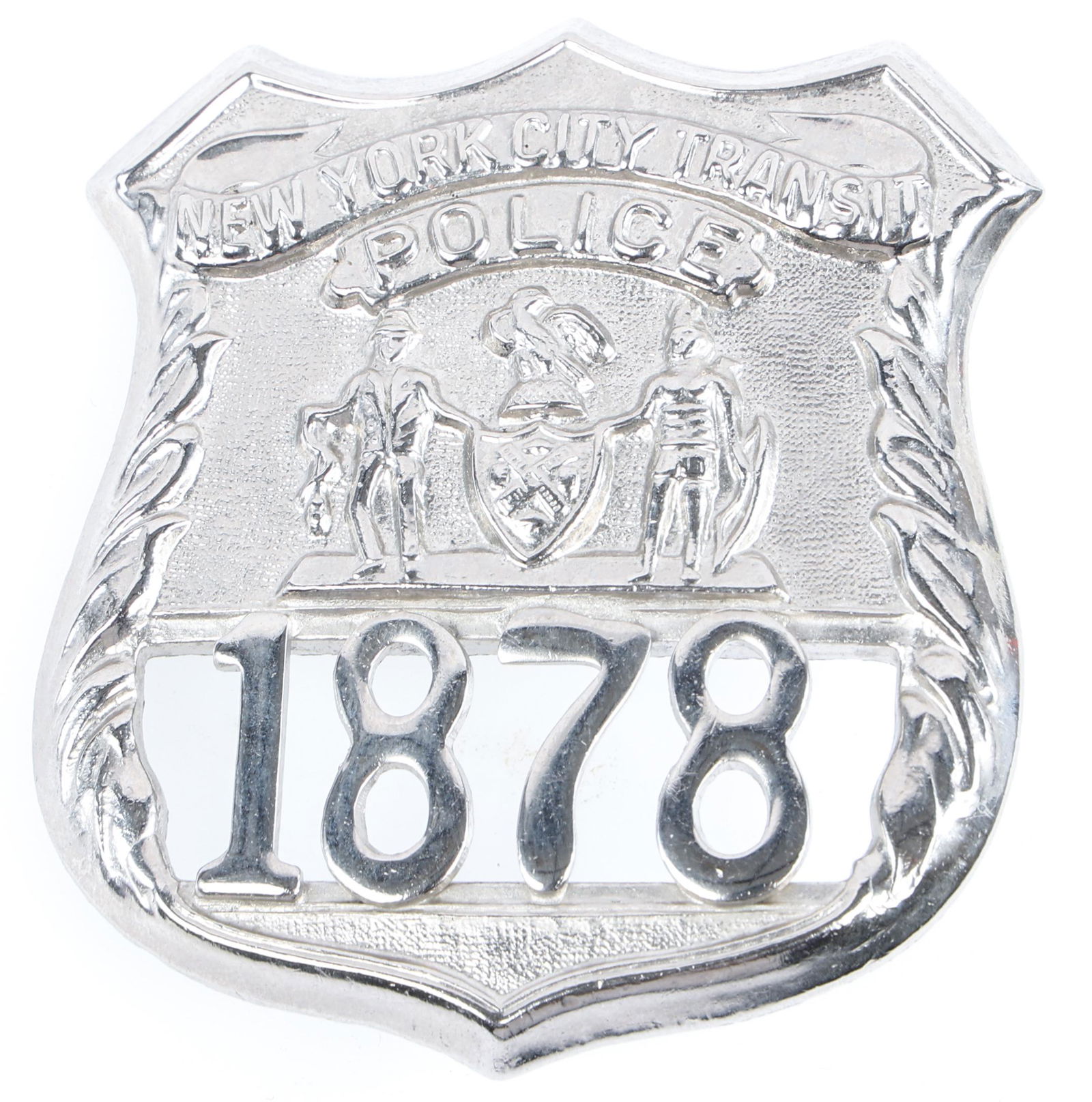 New York City Transit Police Badge No. 1878