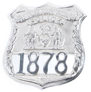 New York City Transit Police Badge