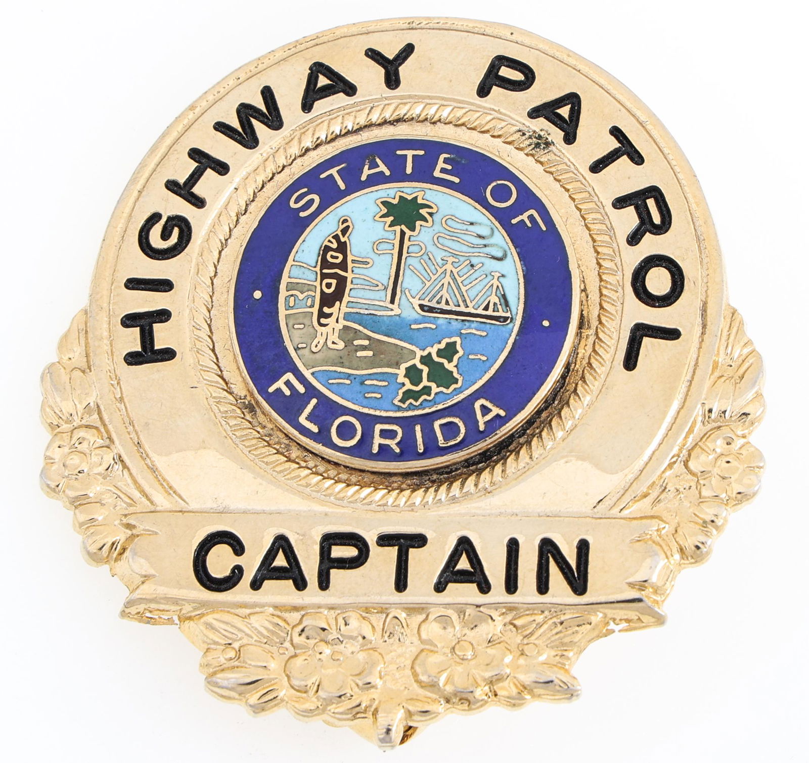 FLORIDA HIGHWAY PATROL CAPTAIN BADGE (#48039) on May 29, 2022 | Omnia ...