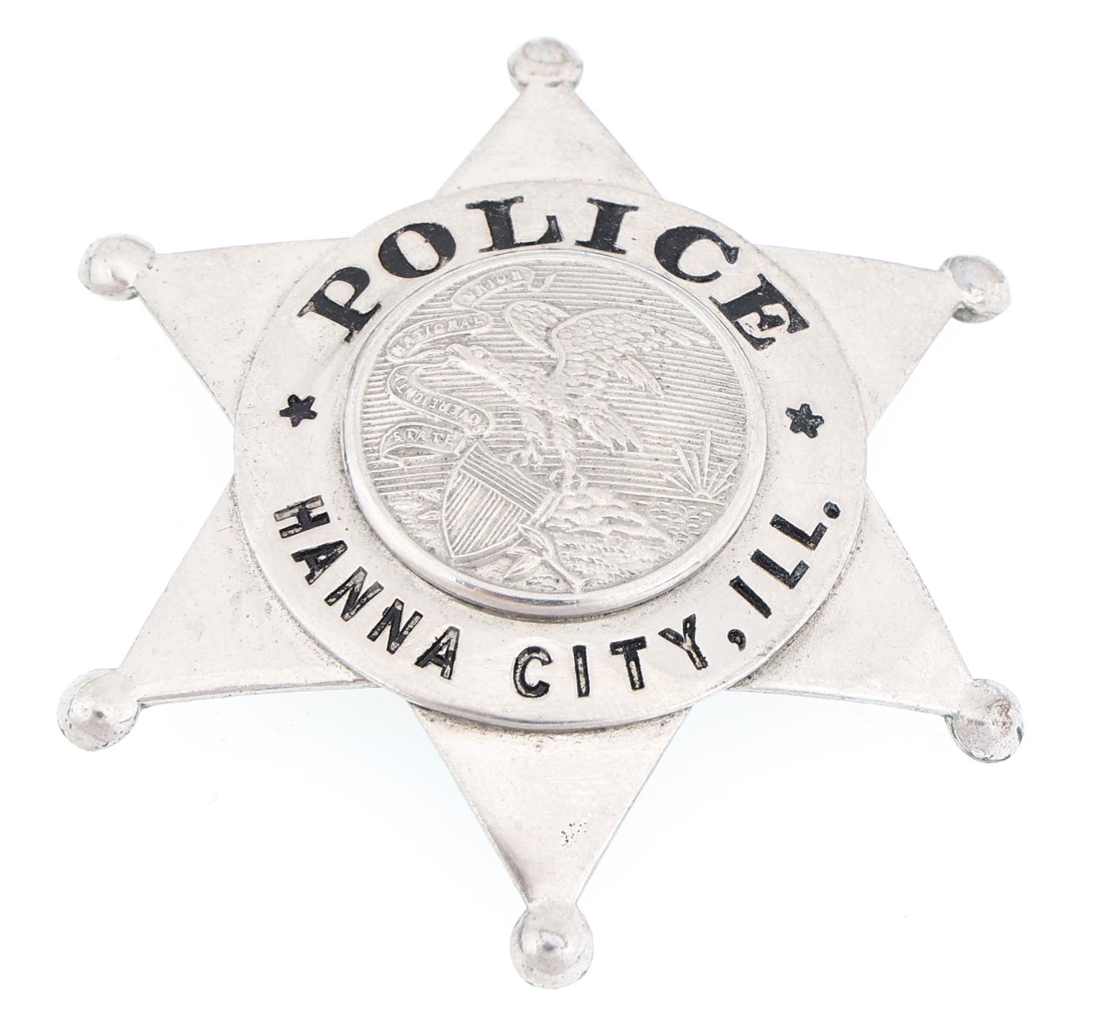 Hanna City Illinois Police Badge
