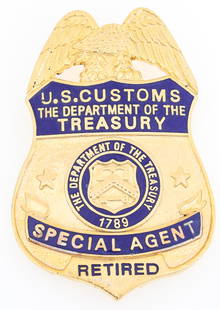 Pair Of Prohibition Agent Badges.