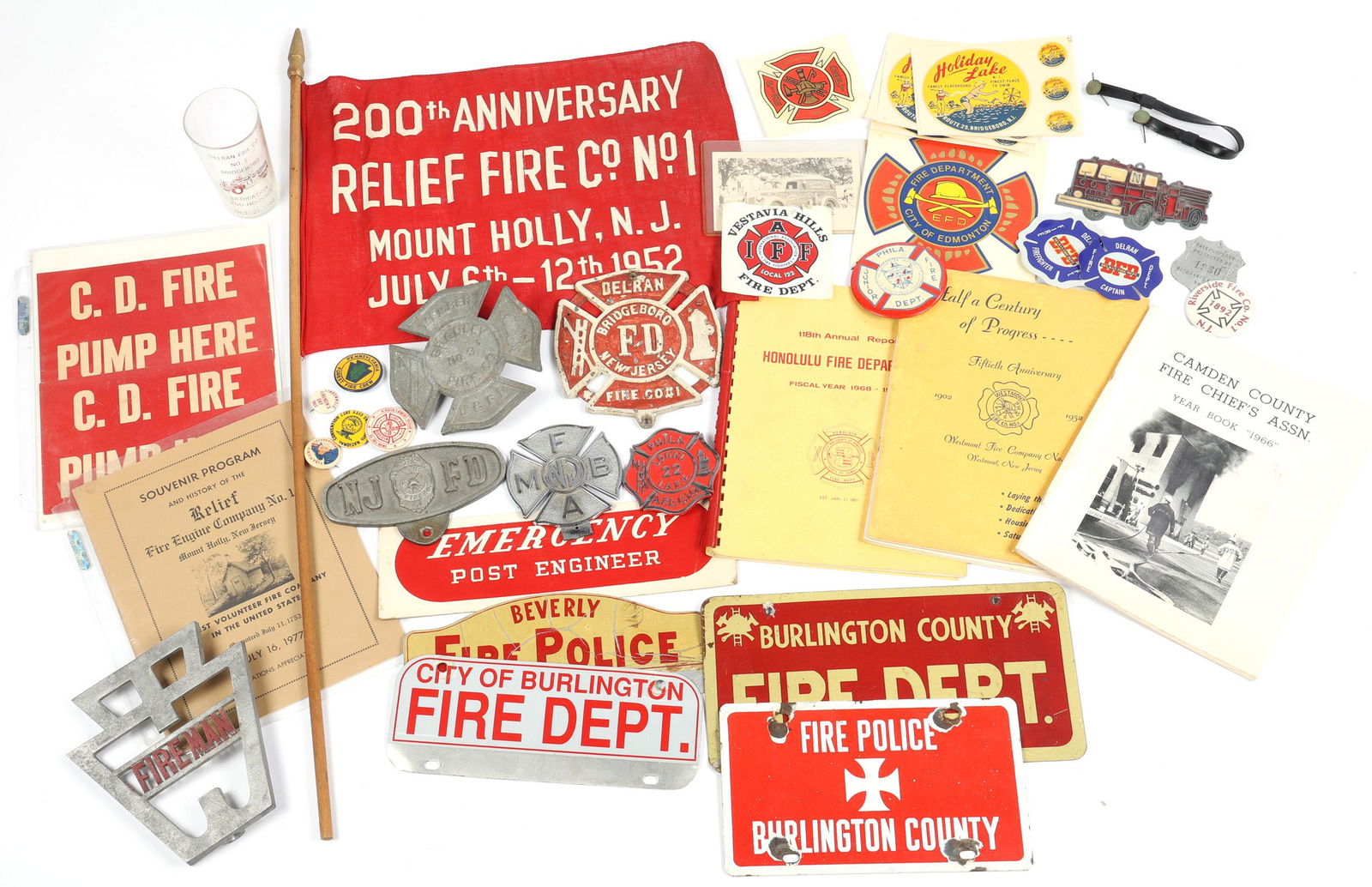 NEW JERSEY FIRE DEPARTMENT COLLECTOR ITEMS (#47262) on Jul 23, 2022 ...