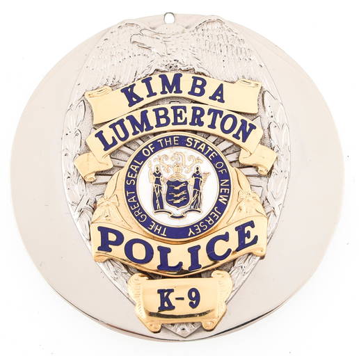 Lumberton New Jersey Police K 9 Badge