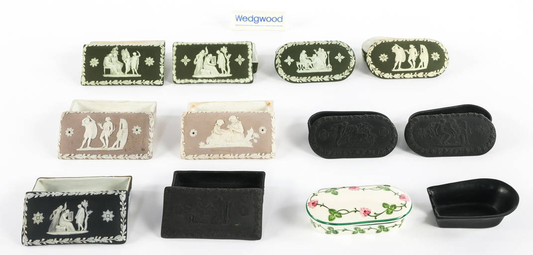 WEDGWOOD PORCELAIN MATCHBOXES & TOBACCIANA LOT (#50195) on Aug 16, 2022 ...