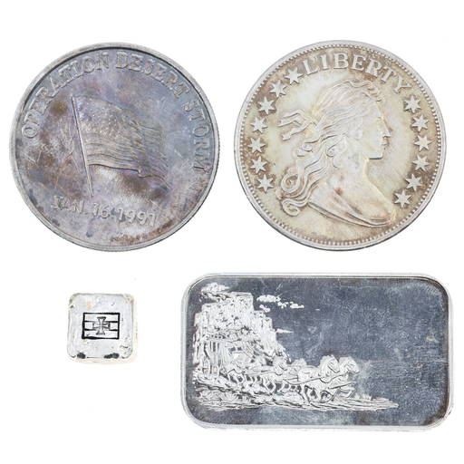UNITED STATES & GERMAN FINE SILVER INGOT & BARS (#54177) on Jan 09 ...