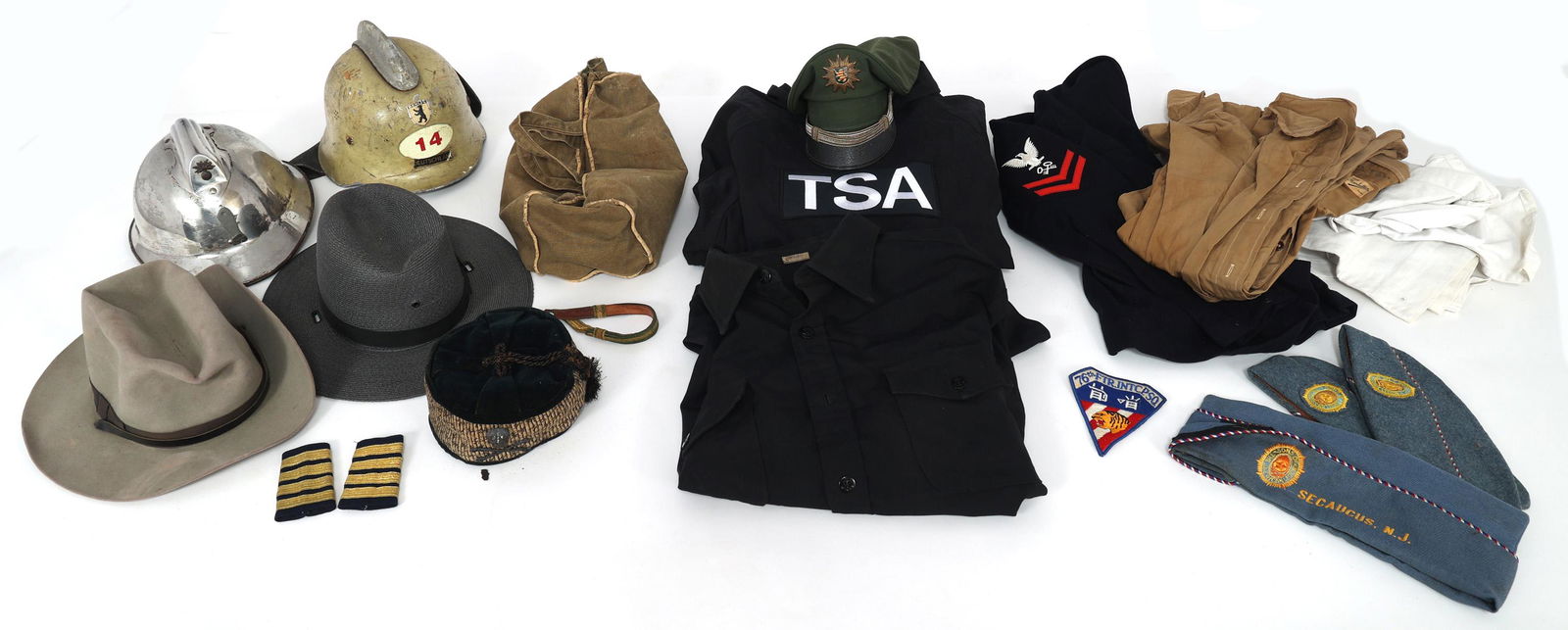 Military, Law Enforcement, And Civilian Uniforms Auction