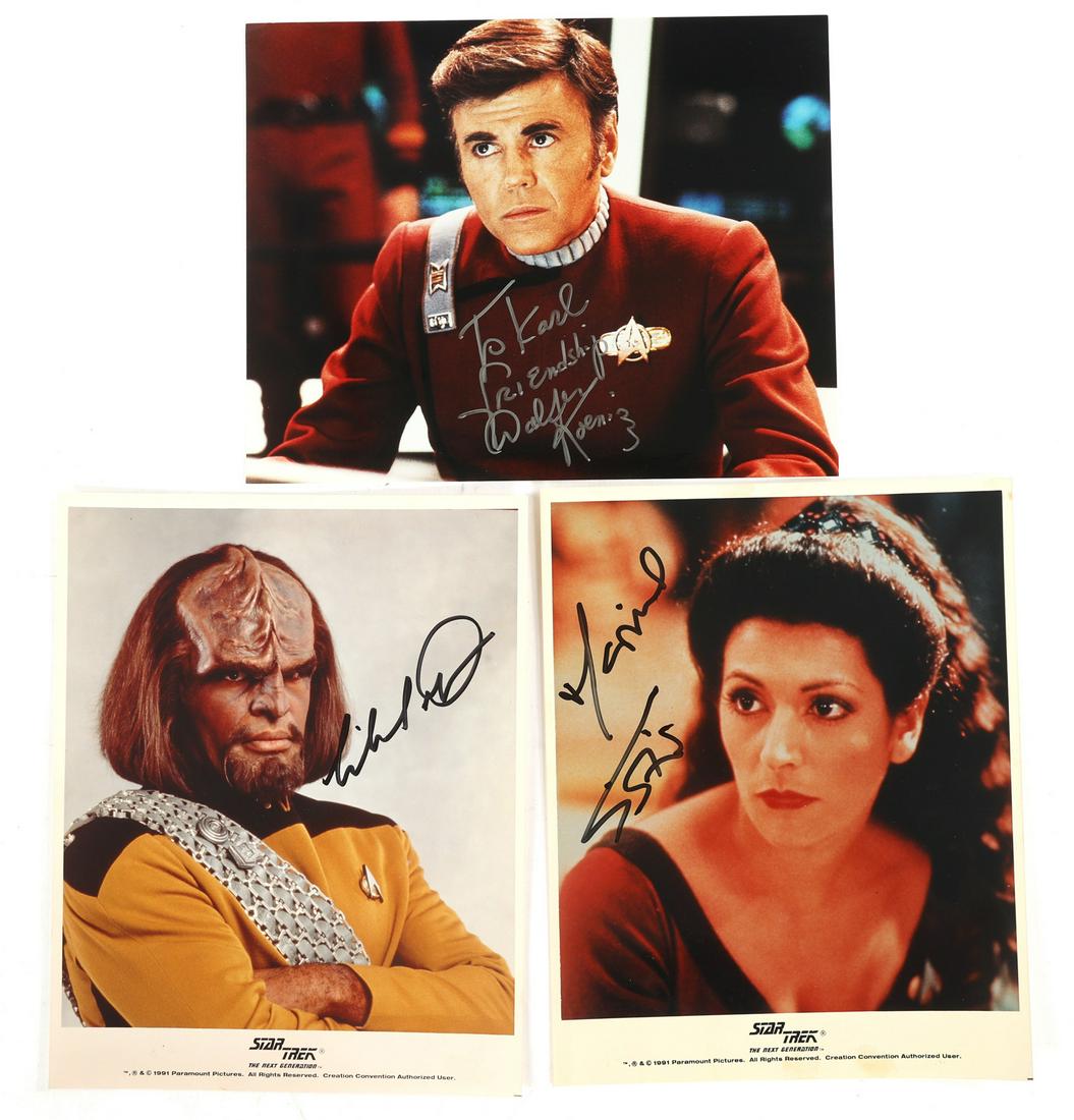 Star Trek Autographed Photos Auction