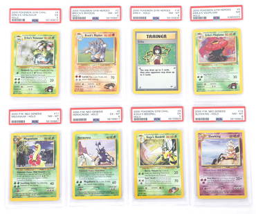 Japanses Neo Slowking Psa 8 Pokemon Card