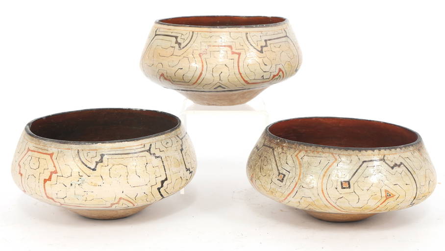 Peruvian Shipibo Pottery Masato Bowls