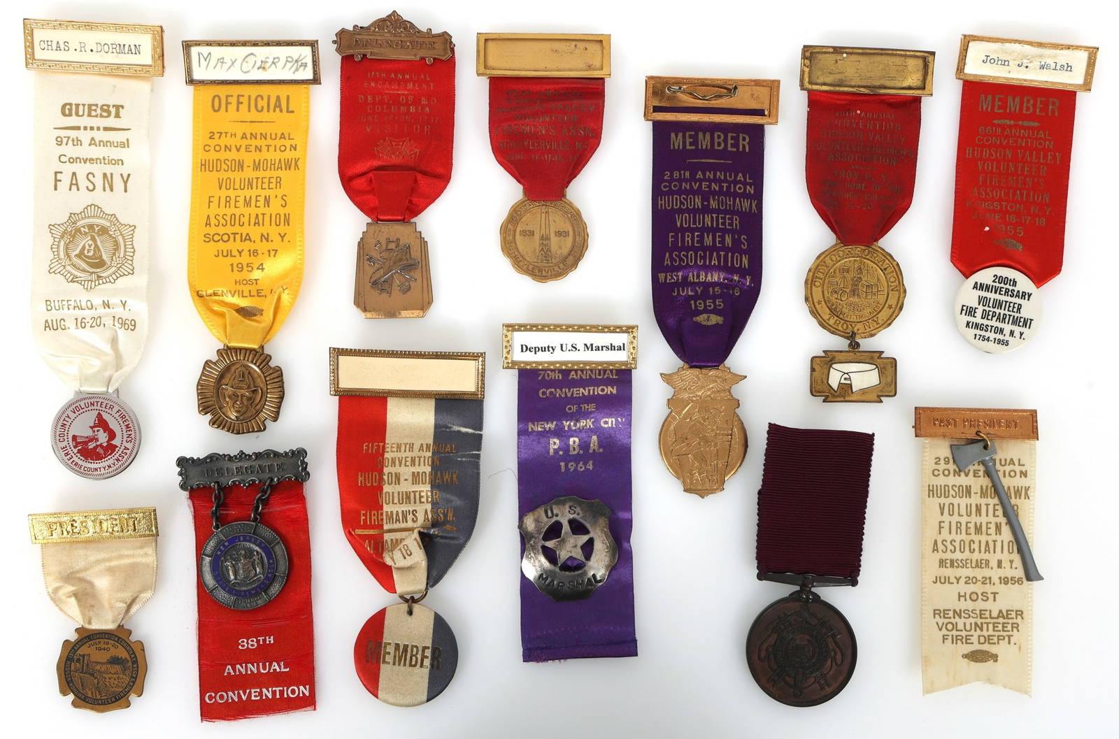 Firemen Association Badges & Fire Brigade Medal Auction