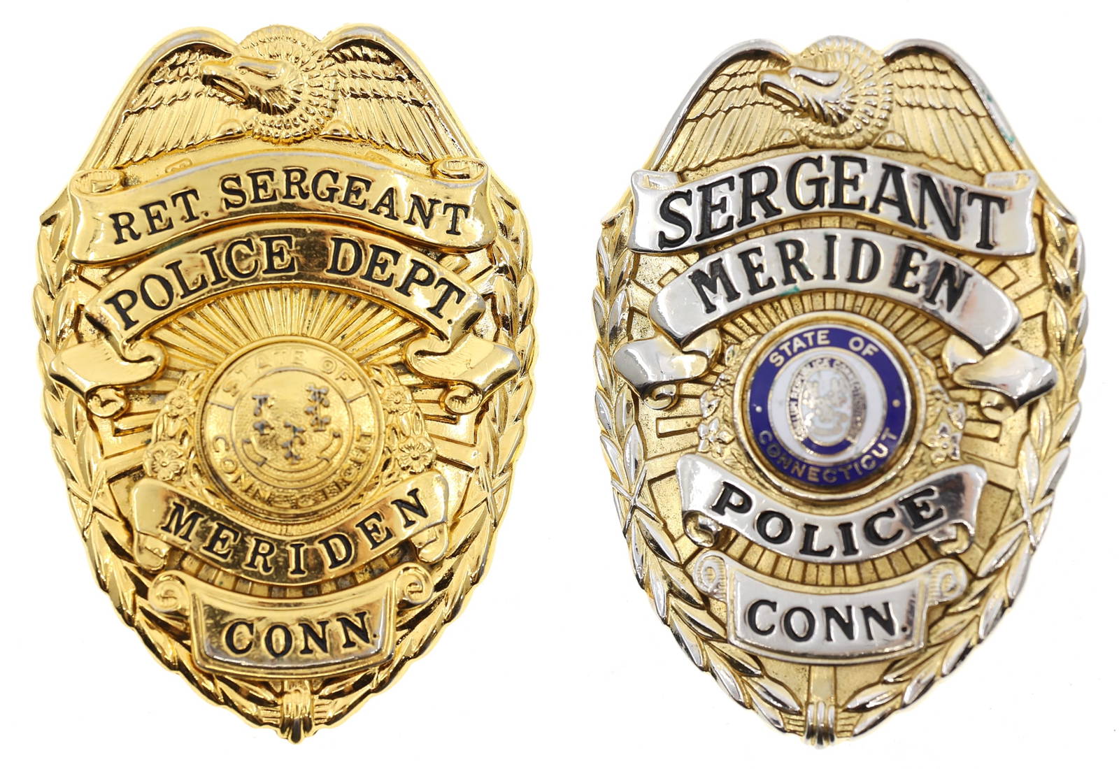 Obsolete Meriden Connecticut Police Badges Auction