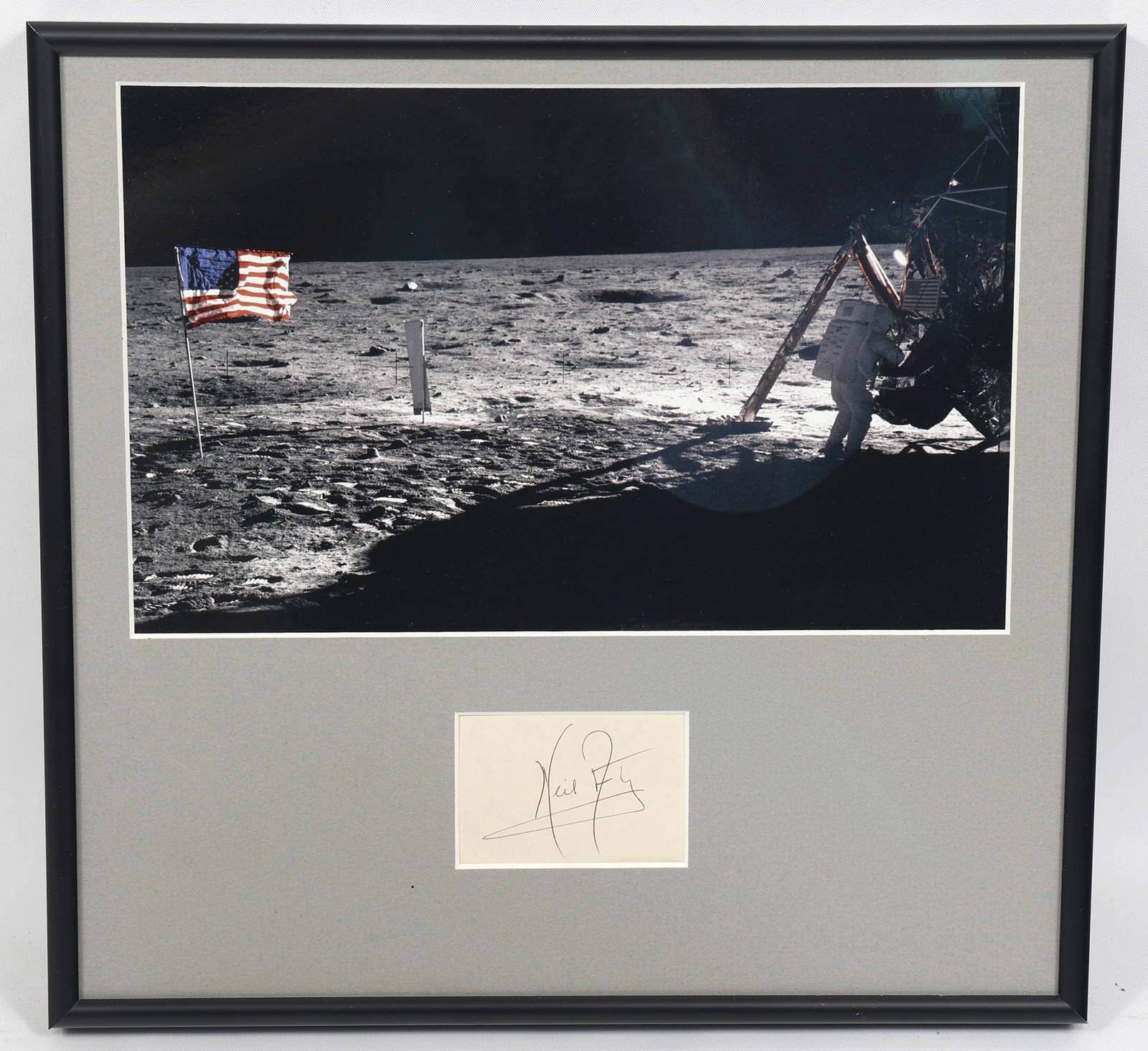 Neil Armstrong Astronaut Signature & Photo Auction