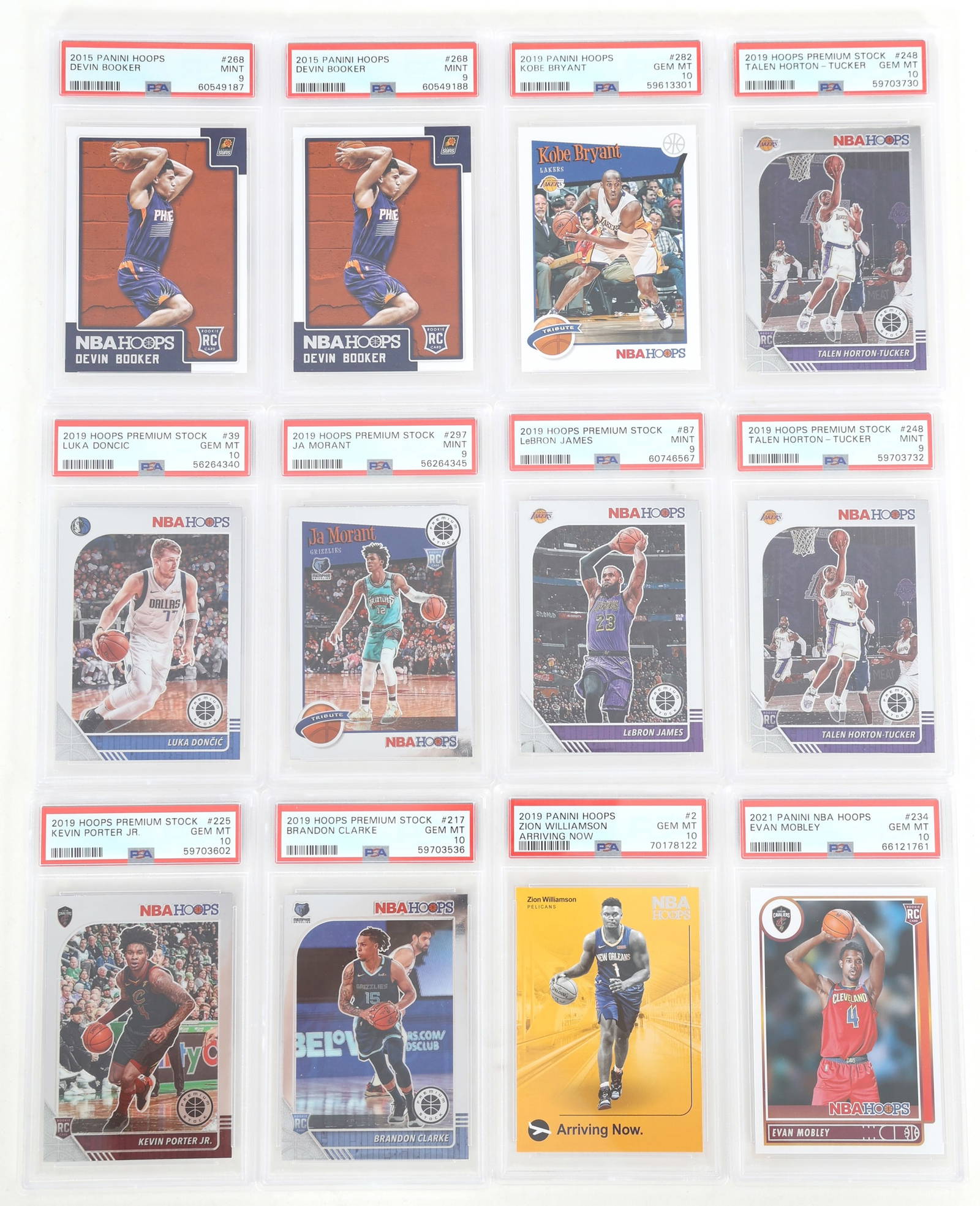 2015 - 2021 Panini Hoops Basketball Cards Psa Graded Auction