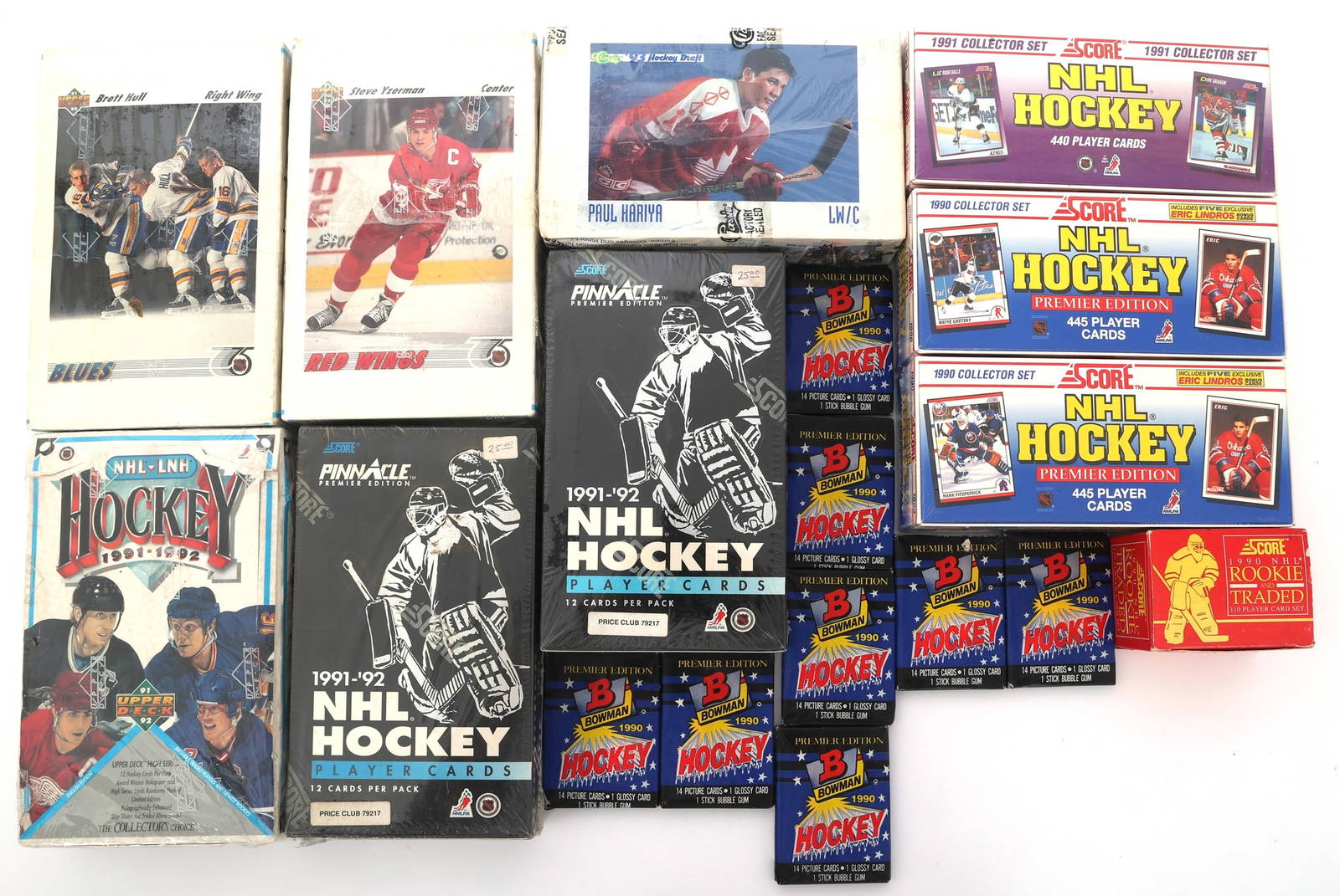 1990-93 Hockey Trading Card Sets & Packs Auction