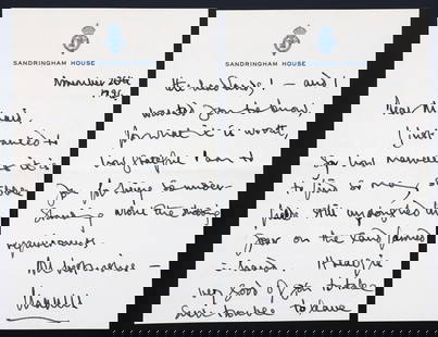 King Charles Iii Facsimile Letters