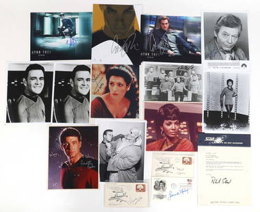 Star Trek The Original Series Autographs Auction