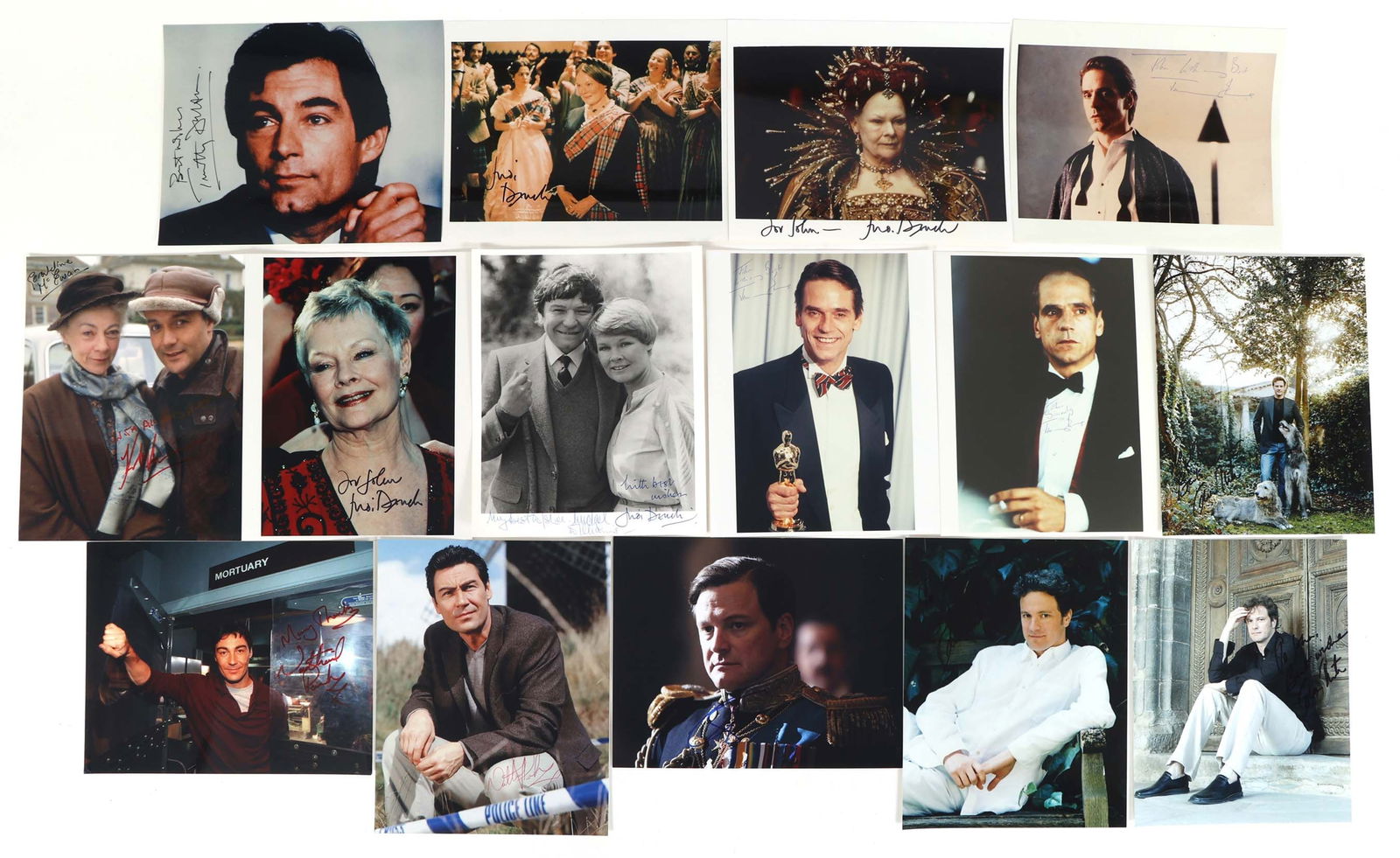 British Tv & Film Actors Autographed Photos Auction