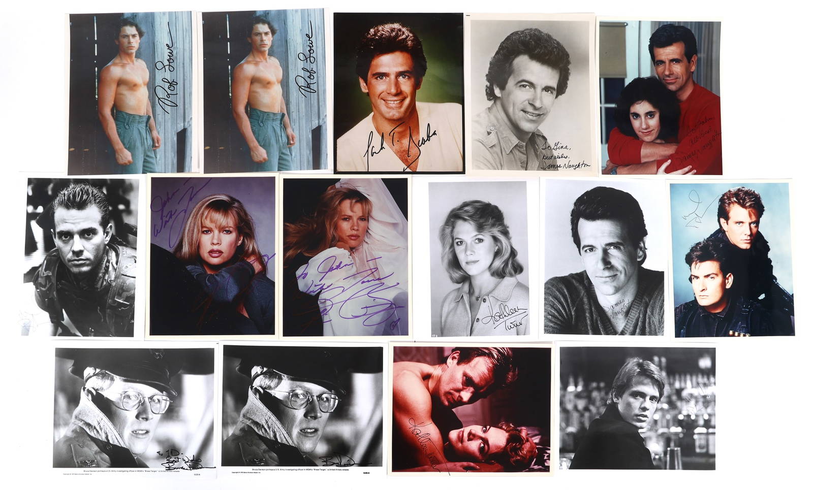20th C. Tv & Film Actors & Actresses Autographed Photos Auction