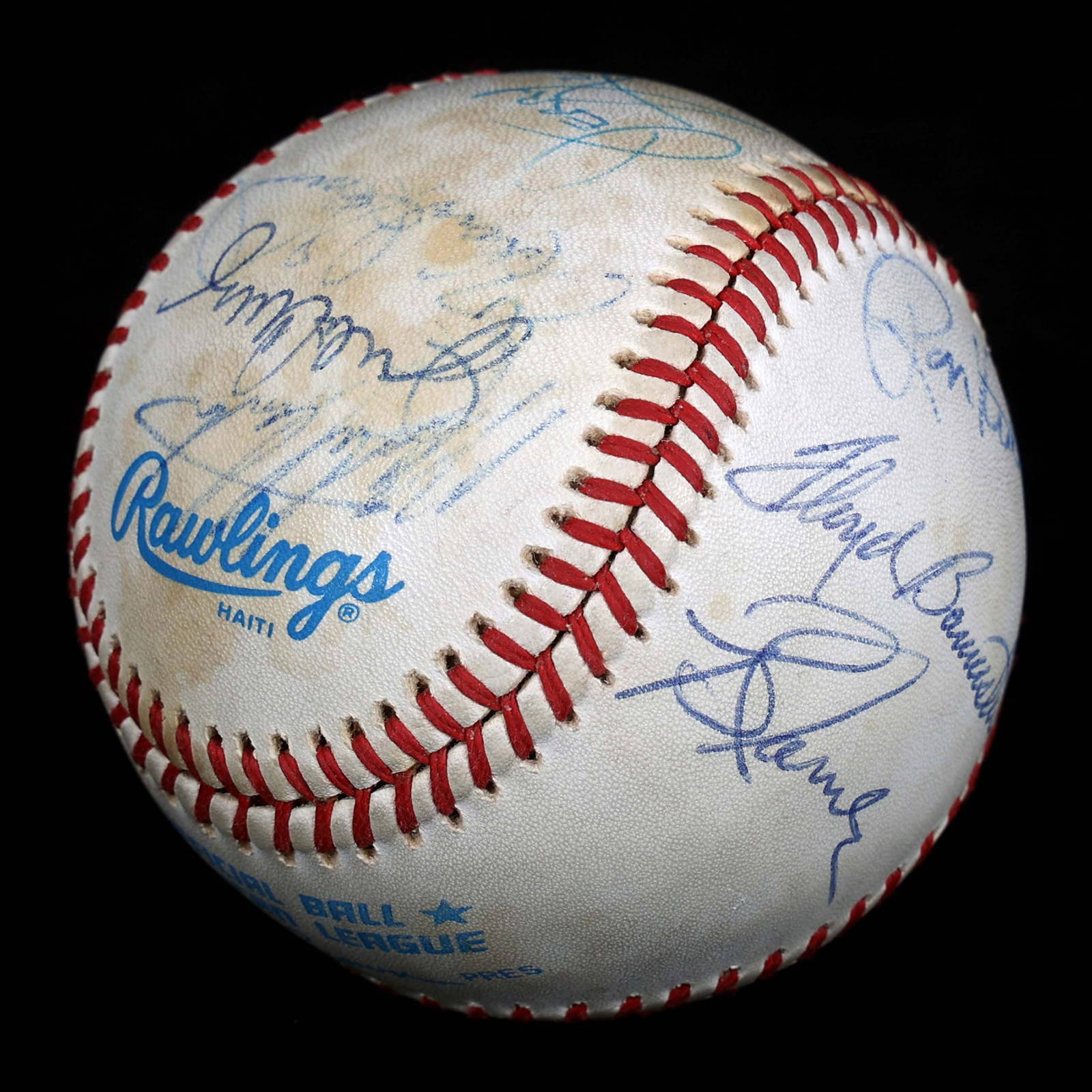 1986 Chicago White Sox Team Autograph Baseball Auction