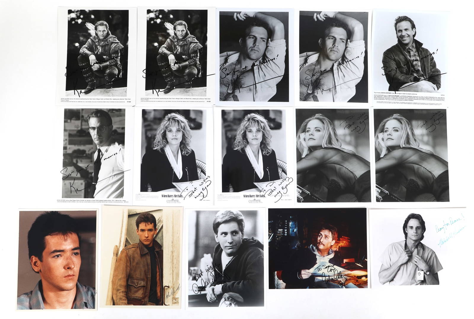 20th C. Tv & Film Actors & Actresses Autographed Photos Auction