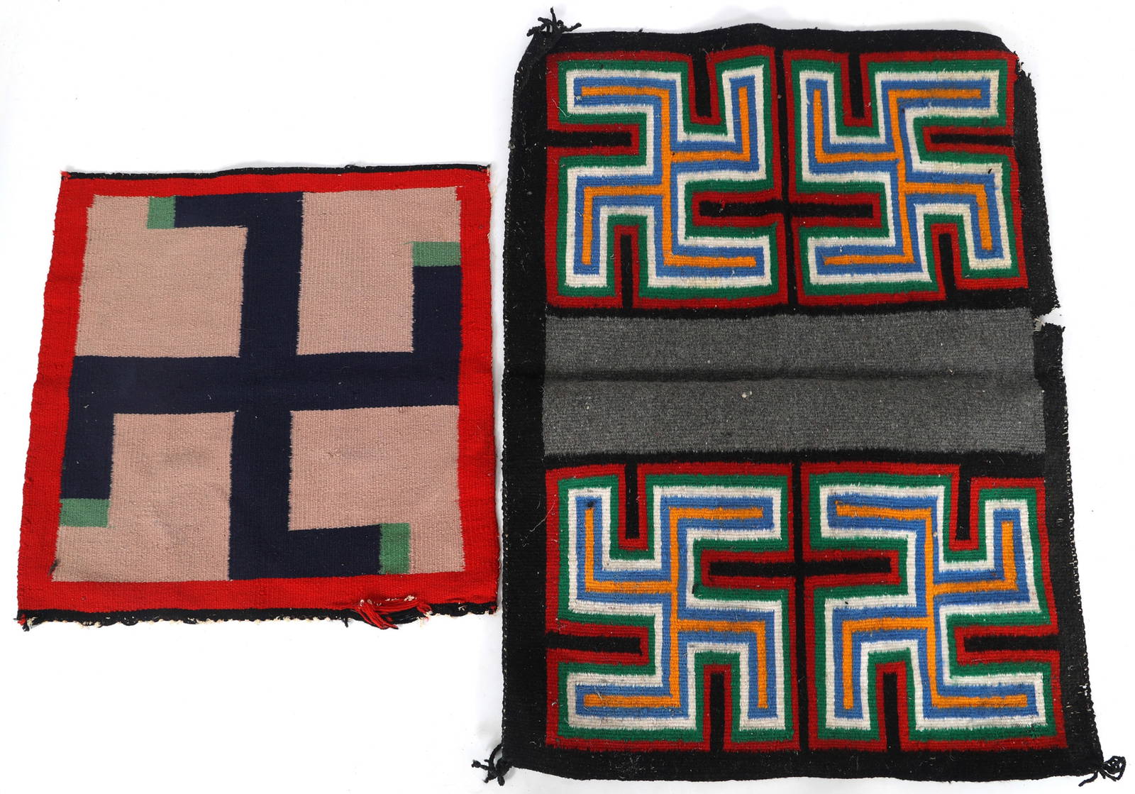 Native American Good Luck Swastika Textiles Auction