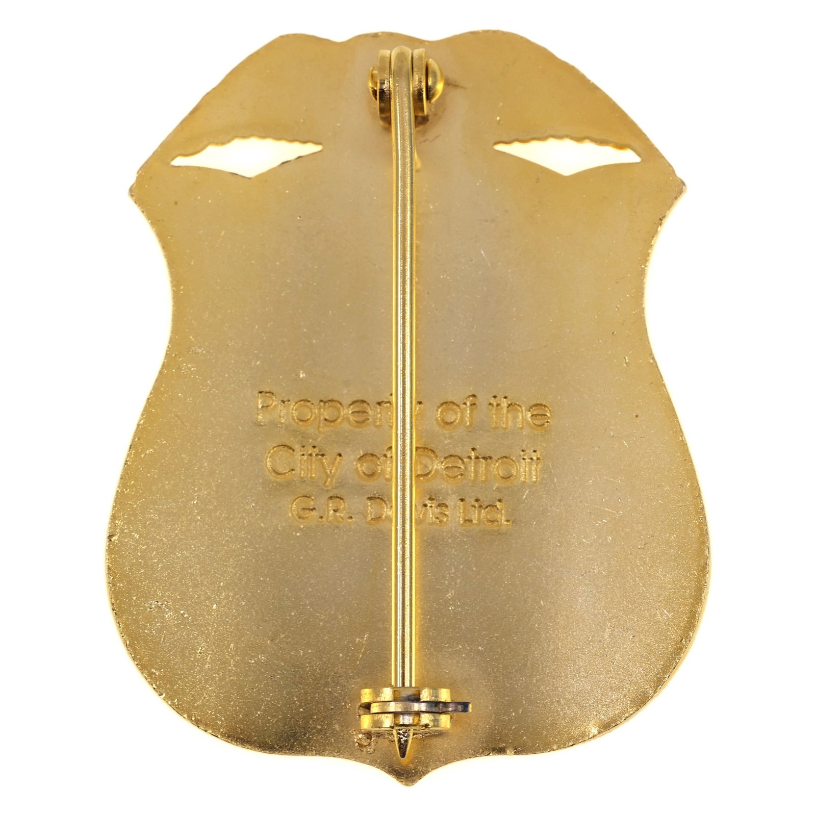 Obsolete Detroit Michigan Police Chief Badge Auction