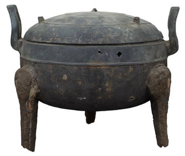 Rare Chinese Ritual Ding Tripod Vessel
