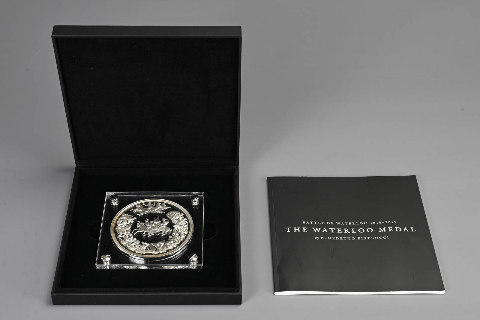 A Battle Of Waterloo Commemorative Silver-plated Medal (1815-2015) By ...