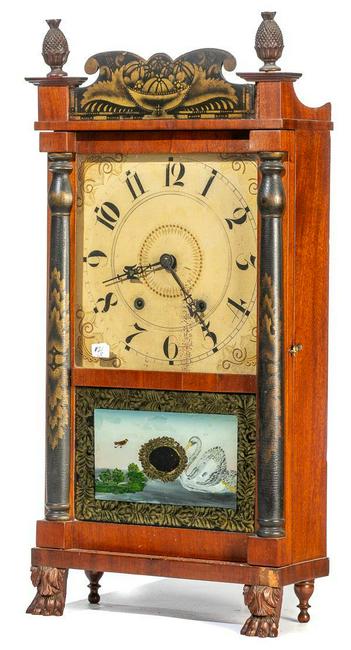 Carved Pillar and Splat Clock Price Guide