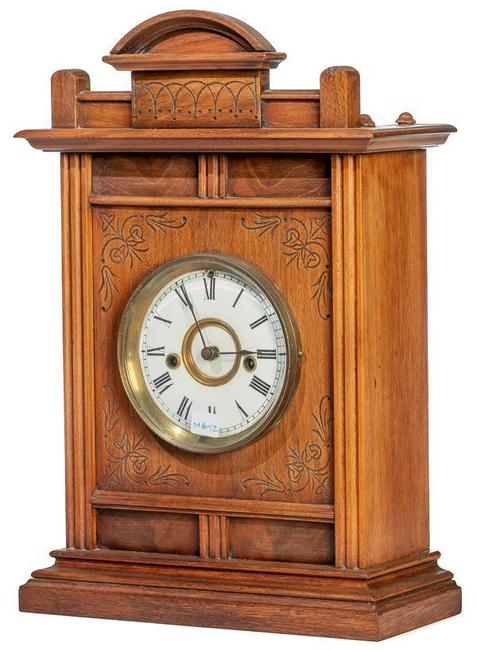 E.N. Welch “Khedive” Clock in Oak, Circa 1889 Price Guide