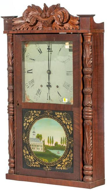 Carved Pillar and Splat Clock Price Guide