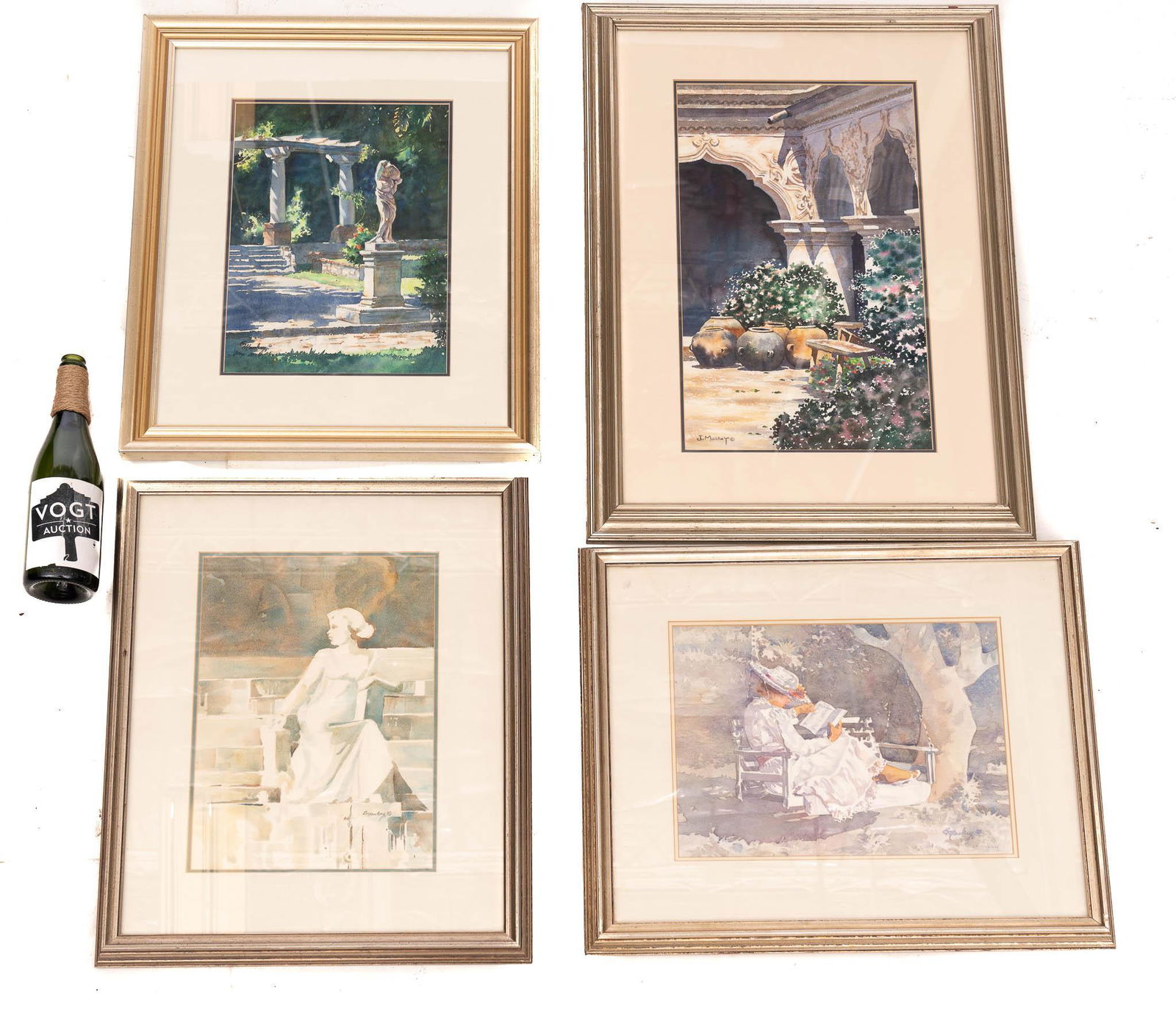 Lot of 4 Watercolor Paintings by Edith Maskey - Feb 29, 2020 | Vogt ...