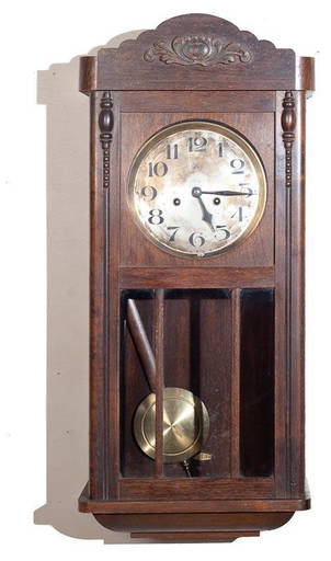 Hamberg American German Box Clock
