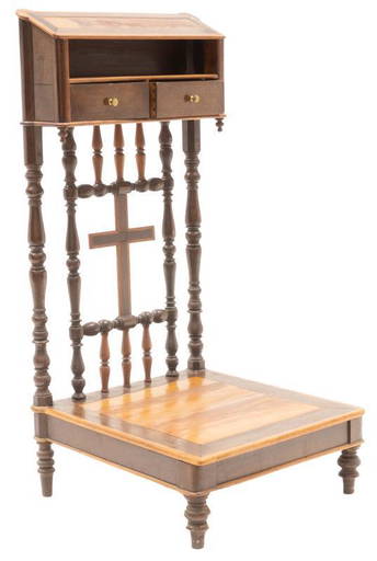 Vintage French Prayer Chair